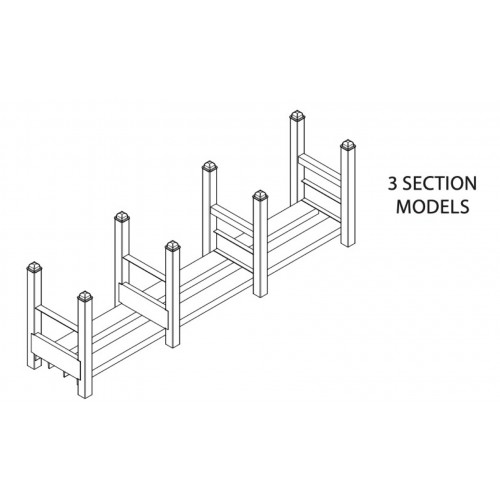 MECO SSM4-3 Modular Steel Storage Racks | Stackable Welded Industrial Rack