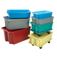 MFG Industrial Nest and Stack Fiberglass Containers
