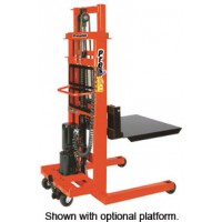 Benefit of Presto Lifts Battery Powered Stacker