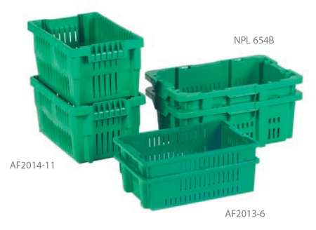 Stack-Nest Plastic Totes | Fiberglass Containers
